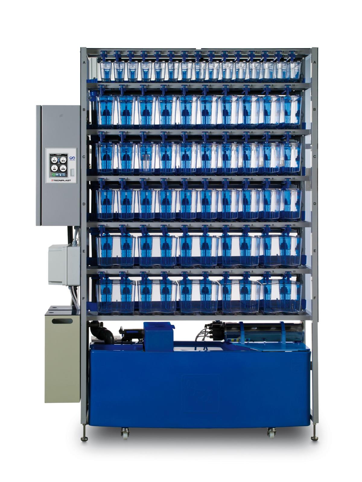 Akvarijski modul za ribe zebrice ("rack") - Institut Ruđer Bošković