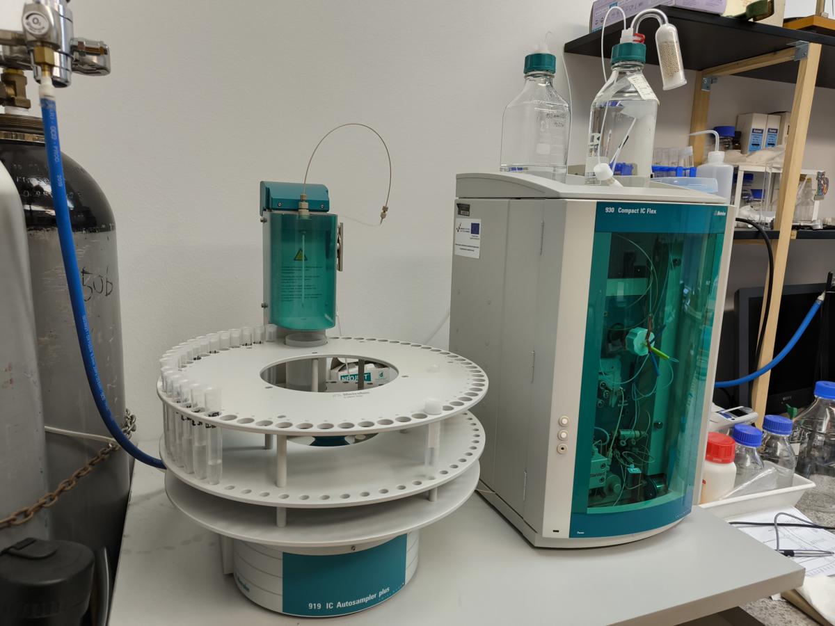 Ionski kromatograf Metrohm 930 Compact IC Flex - Ruđer Bošković Institute