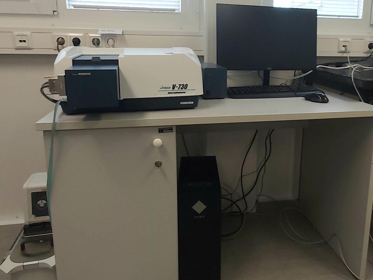 UV-VIS spektrofotometar JASCO V-730 - Ruđer Bošković Institute