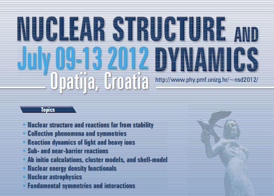Održan međunarodni skup "Nuclear Structure and Dynamics" - Institut Ruđer Bošković